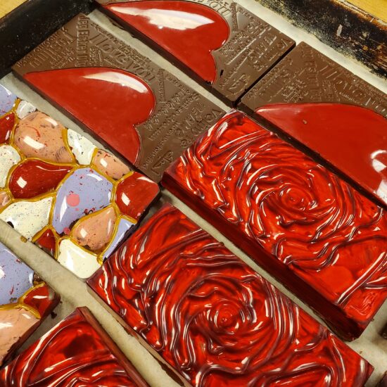 Hand-Painted Chocolate Bars | Pickwick & Cherry